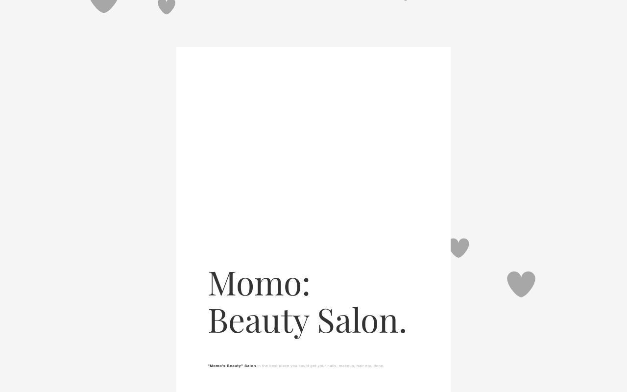 Momo's Beauty Salon.